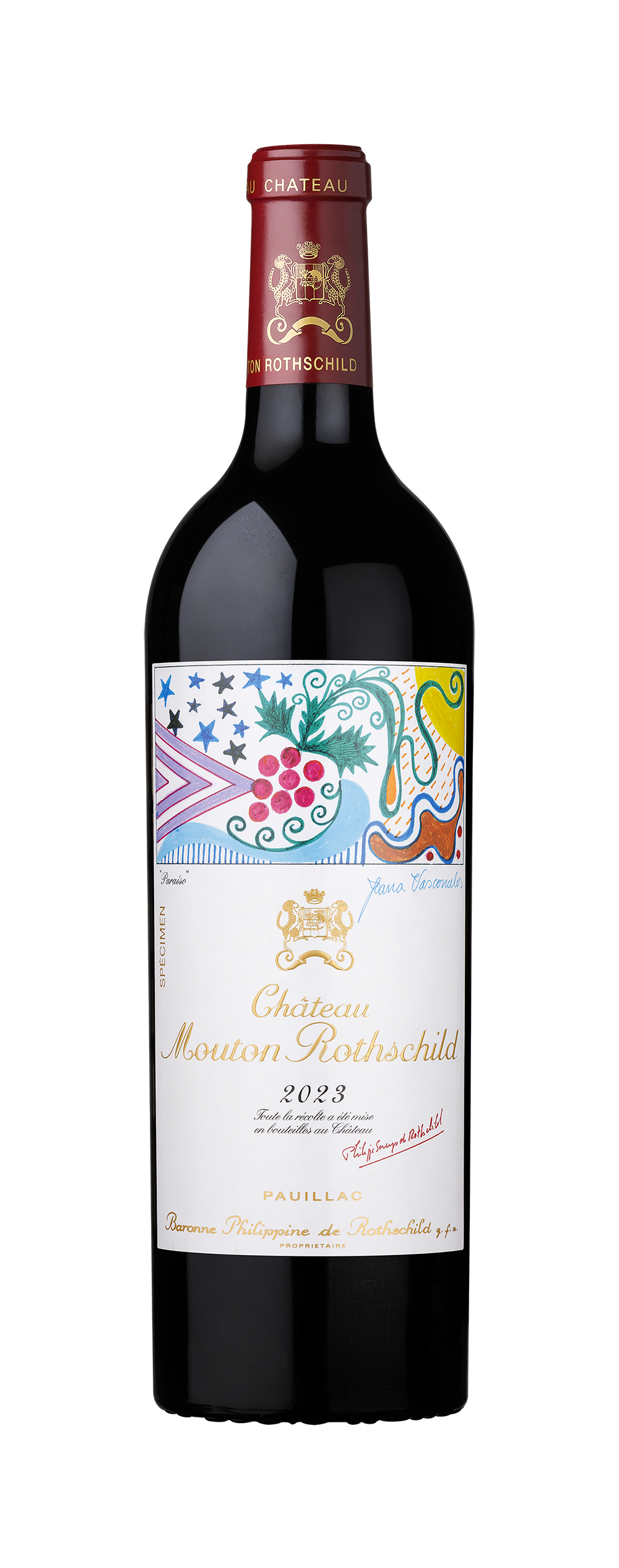 Mouton Rothschild Taps First Portuguese Artist for 2023 Label - Vino Joy News
